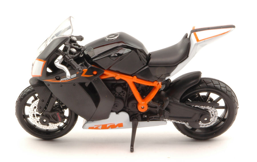 Modellino Moto diecast Burago KTM 1190 RC8 R 1:18 motor bike motorbike ...