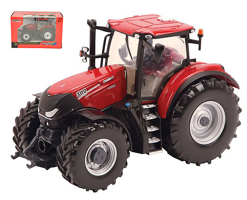 Modellino mezzi agricoli Britains CASE OPTUM 300 CVX trattore scala 1: ...