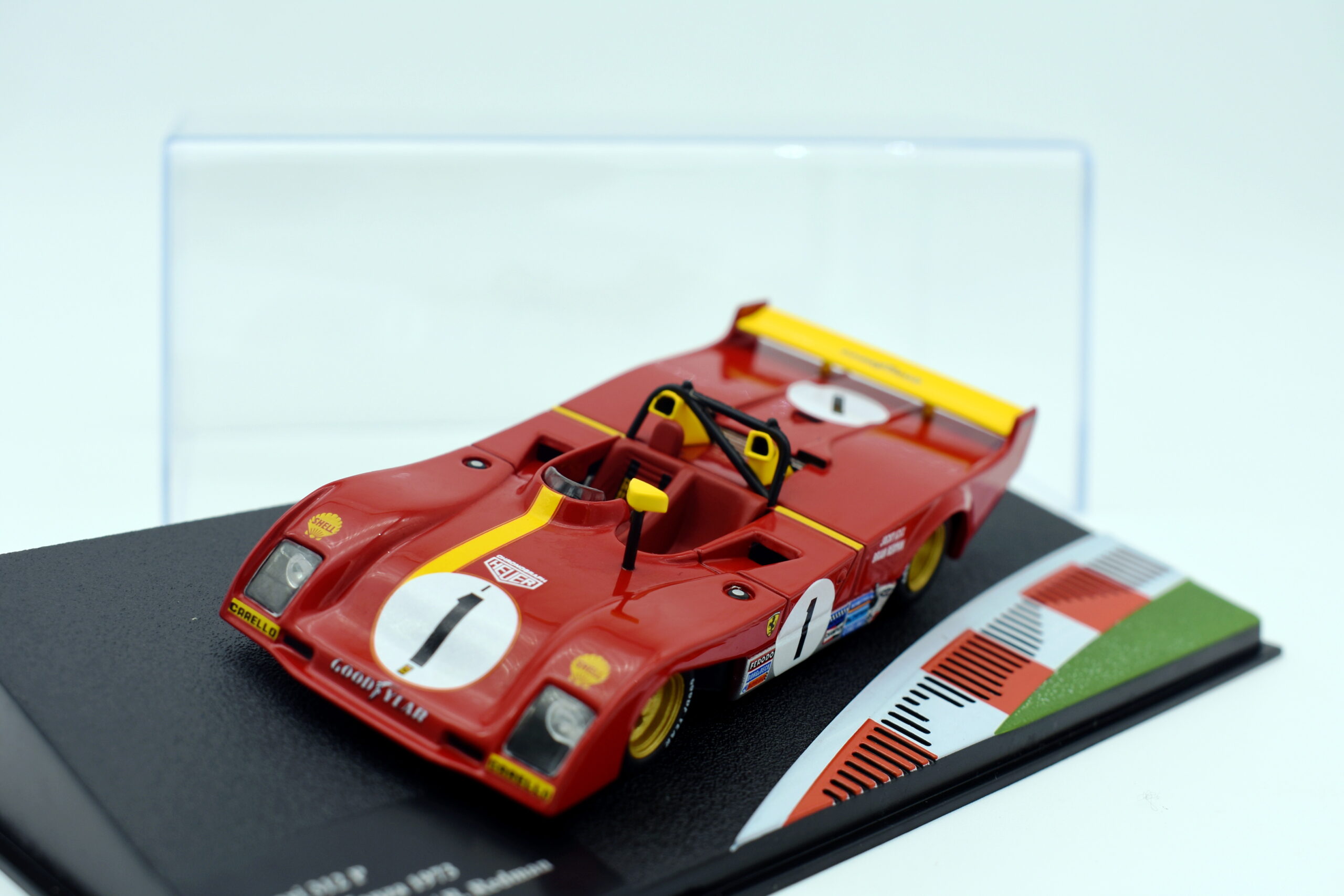 Modellino auto Ferrari 312 P racing collection scala 1:43 ixo diecast ...