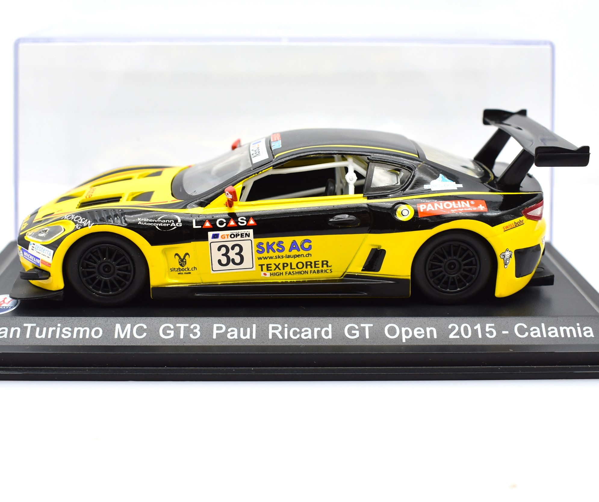 Modellino auto scala 1:43 Maserati MC GT3 PAUL RICARD GT OPEN diecast ...