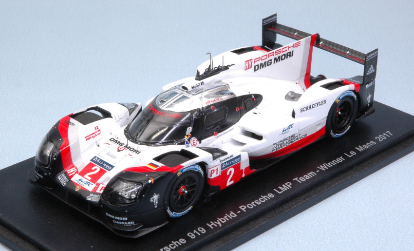 Modellino auto scala 1:43 Spark Model PORSCHE 919 HYBRID N.2 WINNER LM ...