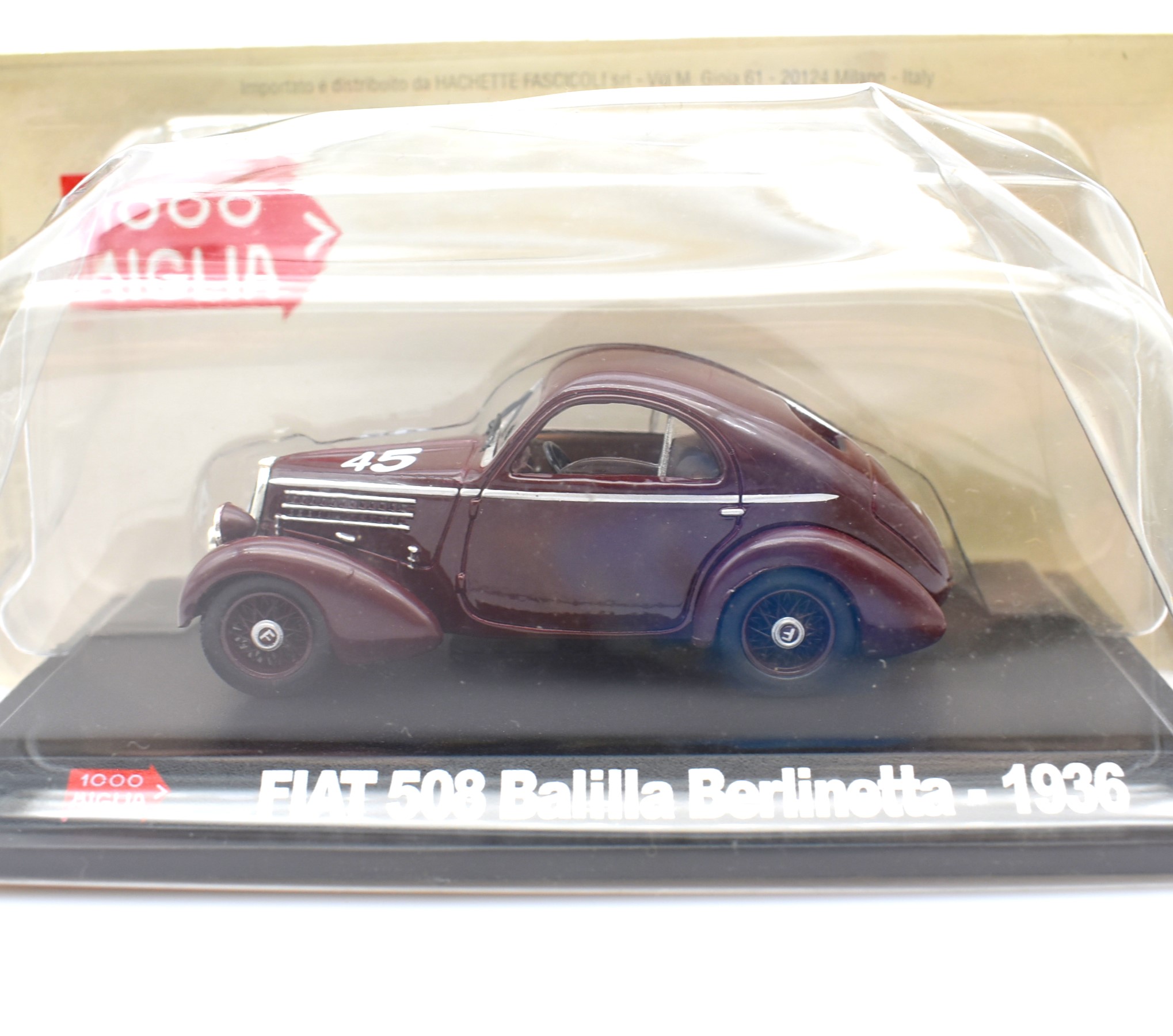 Modellini auto 1000 MIGLIA scala 1:43 FIAT 508 BALILLA BERLINETTA ...