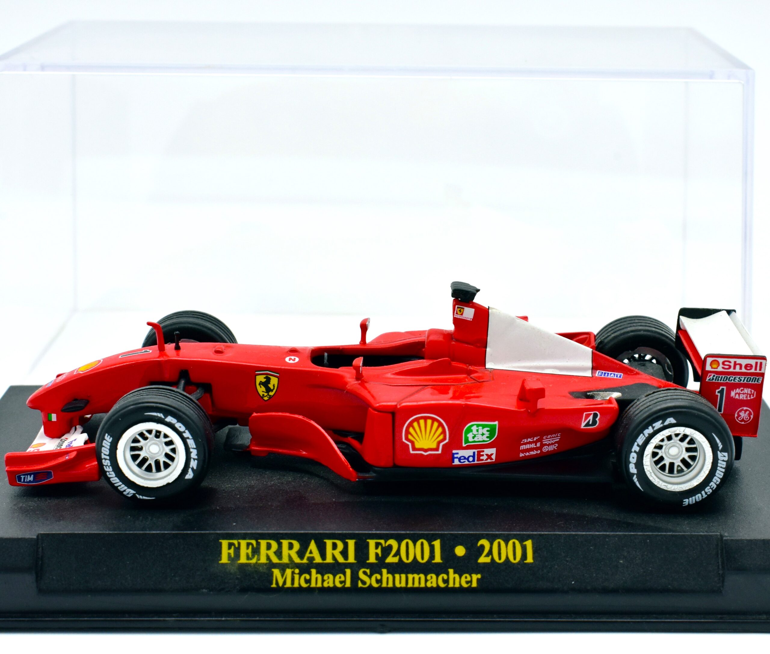Modellino auto Ferrari F1 F2001 2001 scala 1:43 Formula 1 Schumacher ixo - Arcadia Modellismo