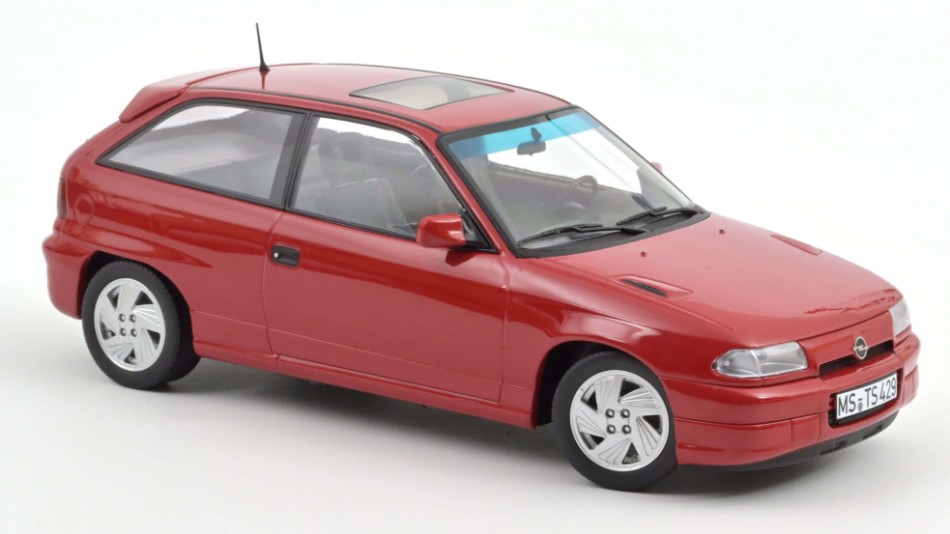 Modellino auto scala 1:18 Norev OPEL ASTRA GSi 1991 RED diecast ...