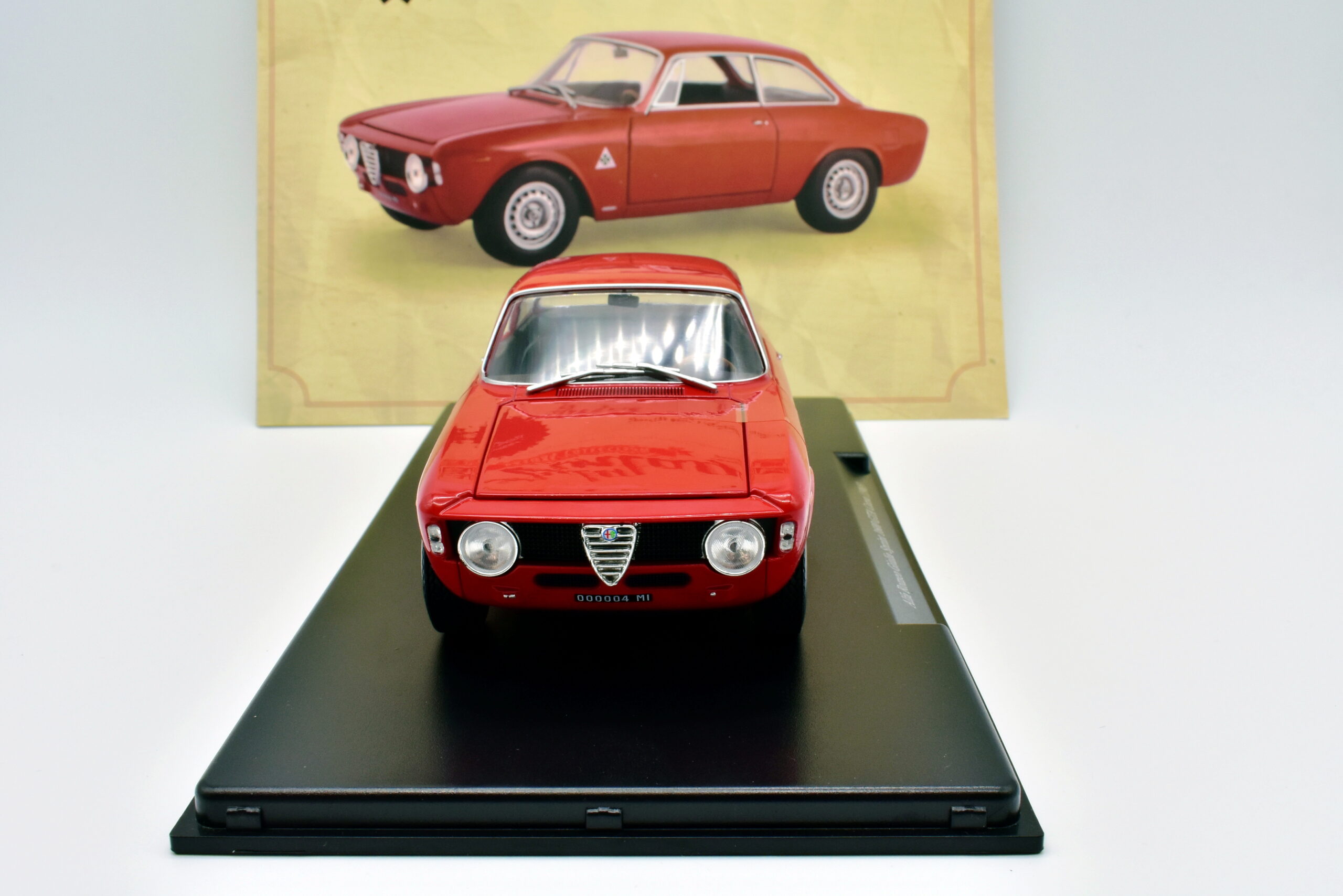 Modellino auto scala 1:24 ALFA ROMEO GIULIA SPRINT 1600 GTA CORSA ...