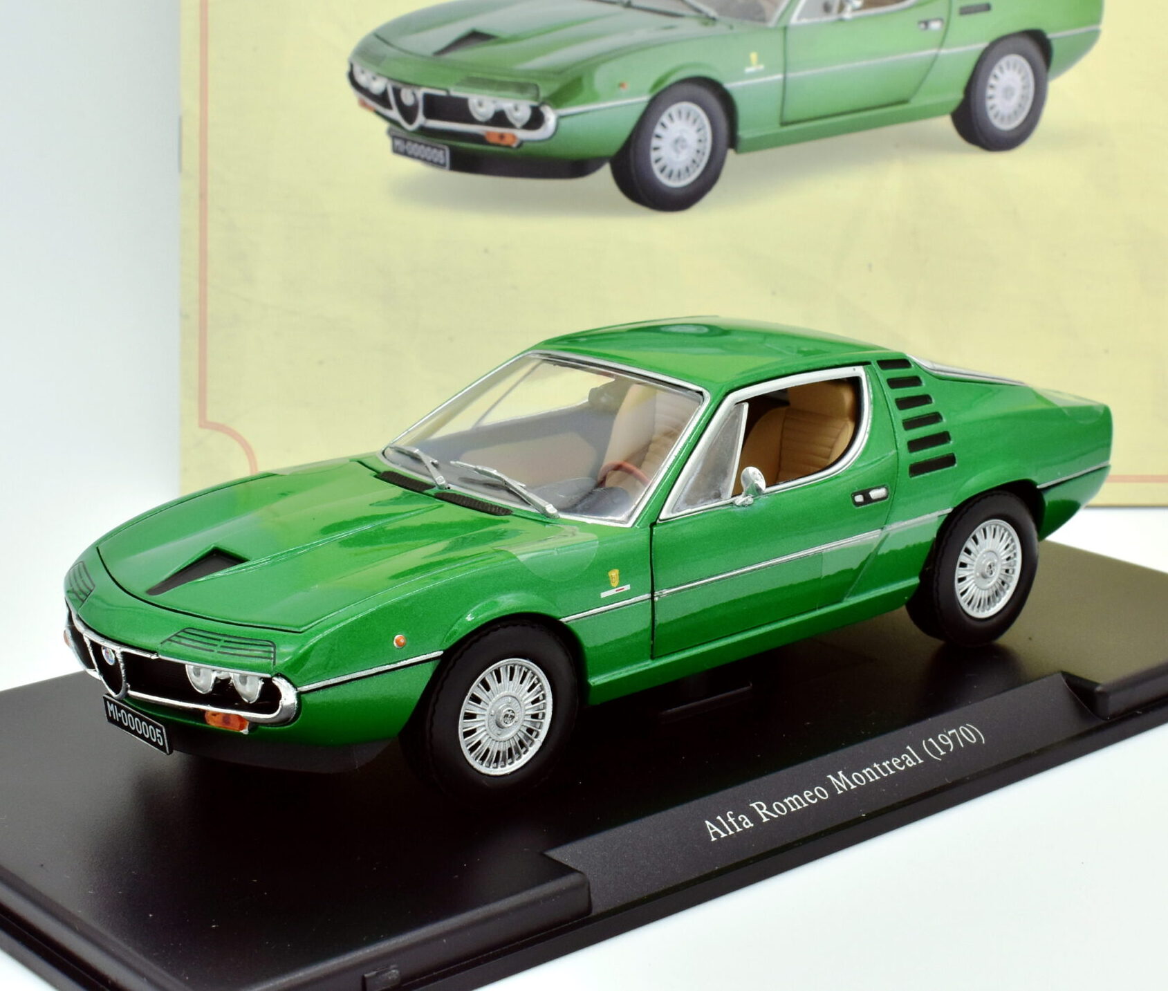 Modellino auto scala 1:24 ALFA ROMEO MONTREAL modellismo da collezione ...