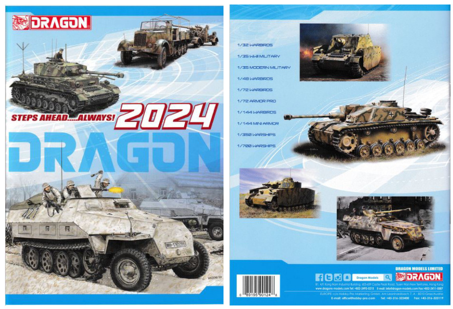 Modellino book booklet CATALOGO DRAGON 2024 PAG.30+2 modellismo ...
