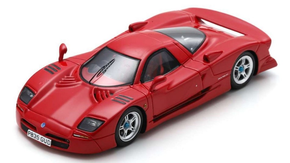 Modellino auto scala 1:43 Spark Model NISSAN R390 GT1 1997 RED modellismo statico - Arcadia ...