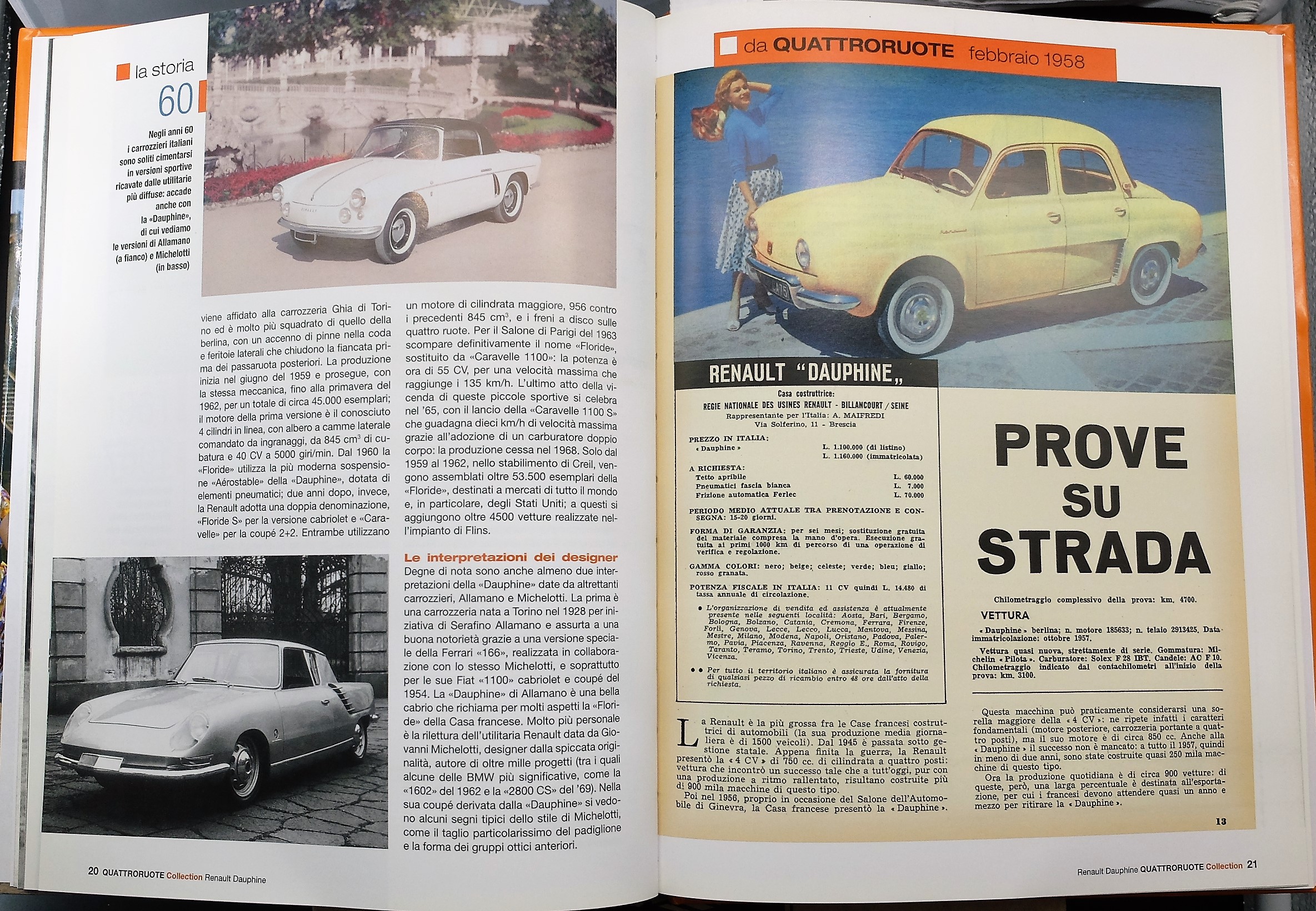 fascicolo Quattroruote Collection RENAULT DAUPHINE modellino auto 1:24 ...