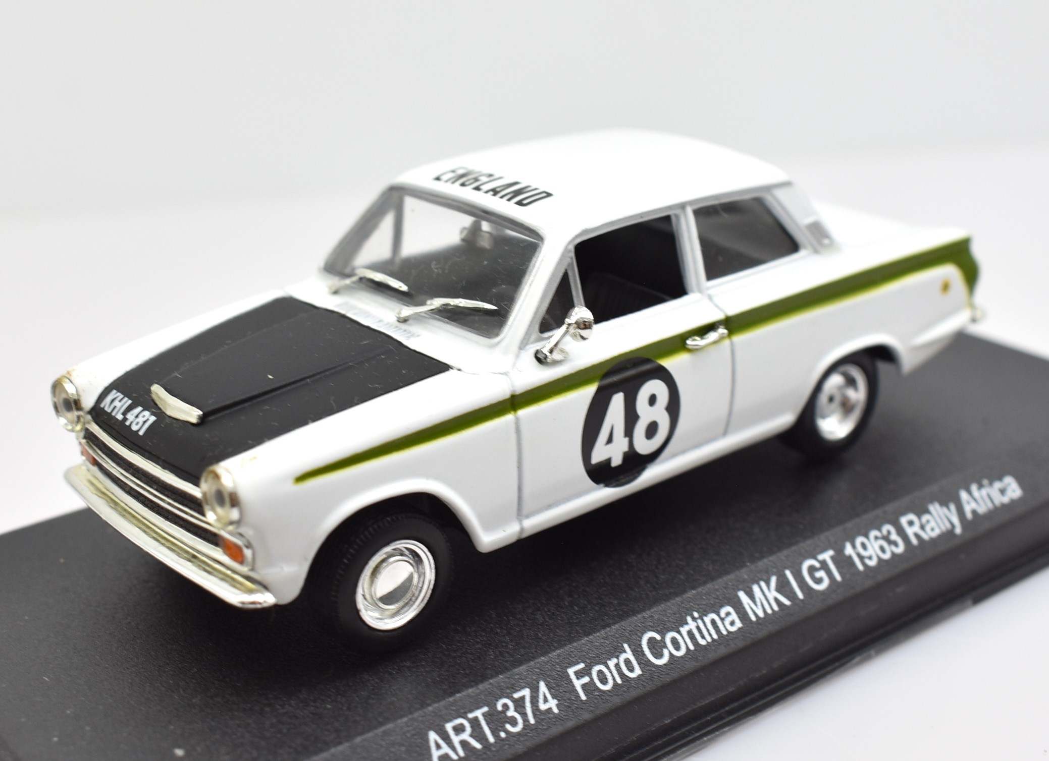 Modellino auto rally scala 1:43 Ford Cortina MK I GT Detail Cars ...