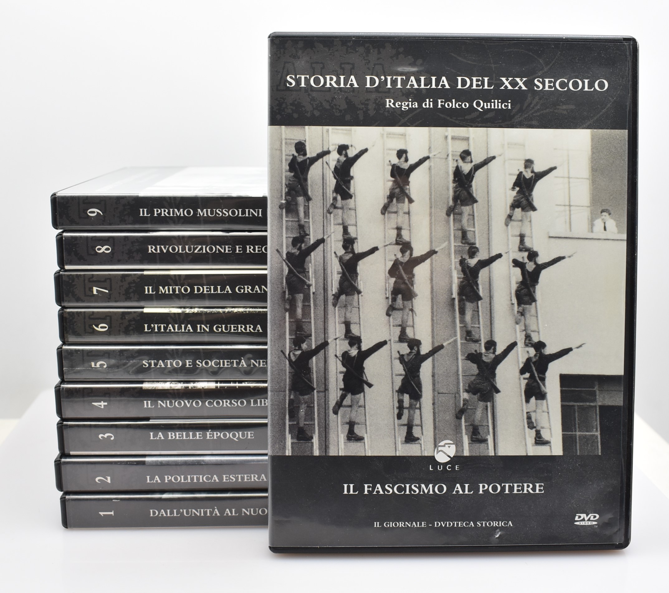 Lotto Stock 25 DVD Documentario di STORIA D'ITALIA DEL XX SECOLO guerra ...