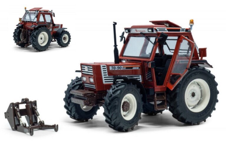 Modellino trattore Ros FIAT 70-90 CAB-SUPERCONFORT 4WD STD 1:32 ...