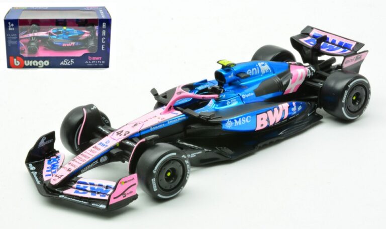 Modellino auto formula 1 F1 scala 1:43 Burago BWT ALPINE A525 2025 ...