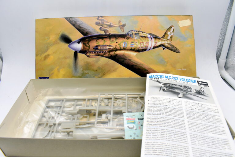 Modellino model kit montaggio MACCHI M C 202 FOLGORE hasegawa scala 1: ...