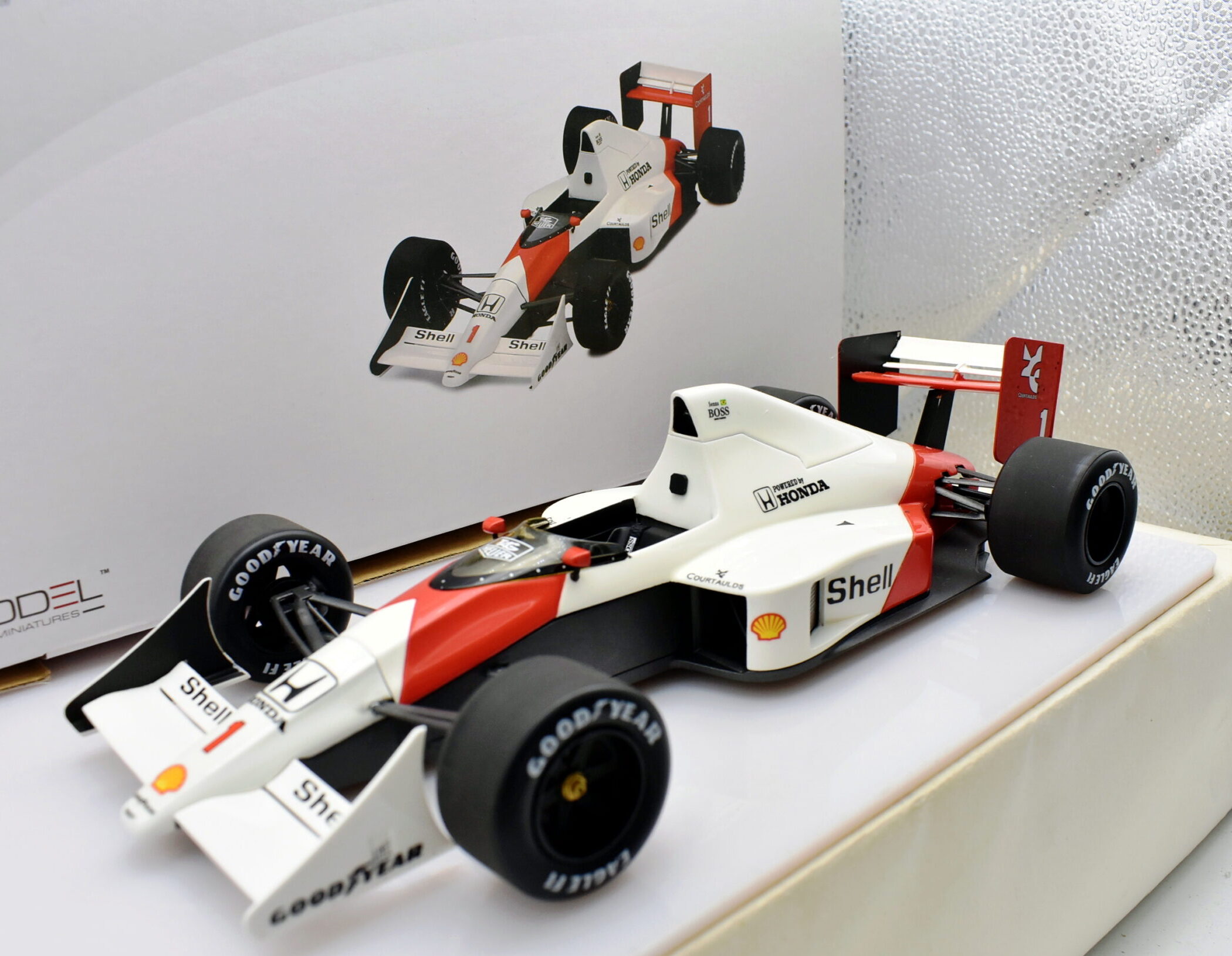 Modellini auto FORMULA 1 scala 1:18 mclaren MP4/5 SENNA Monaco gp TSM ...