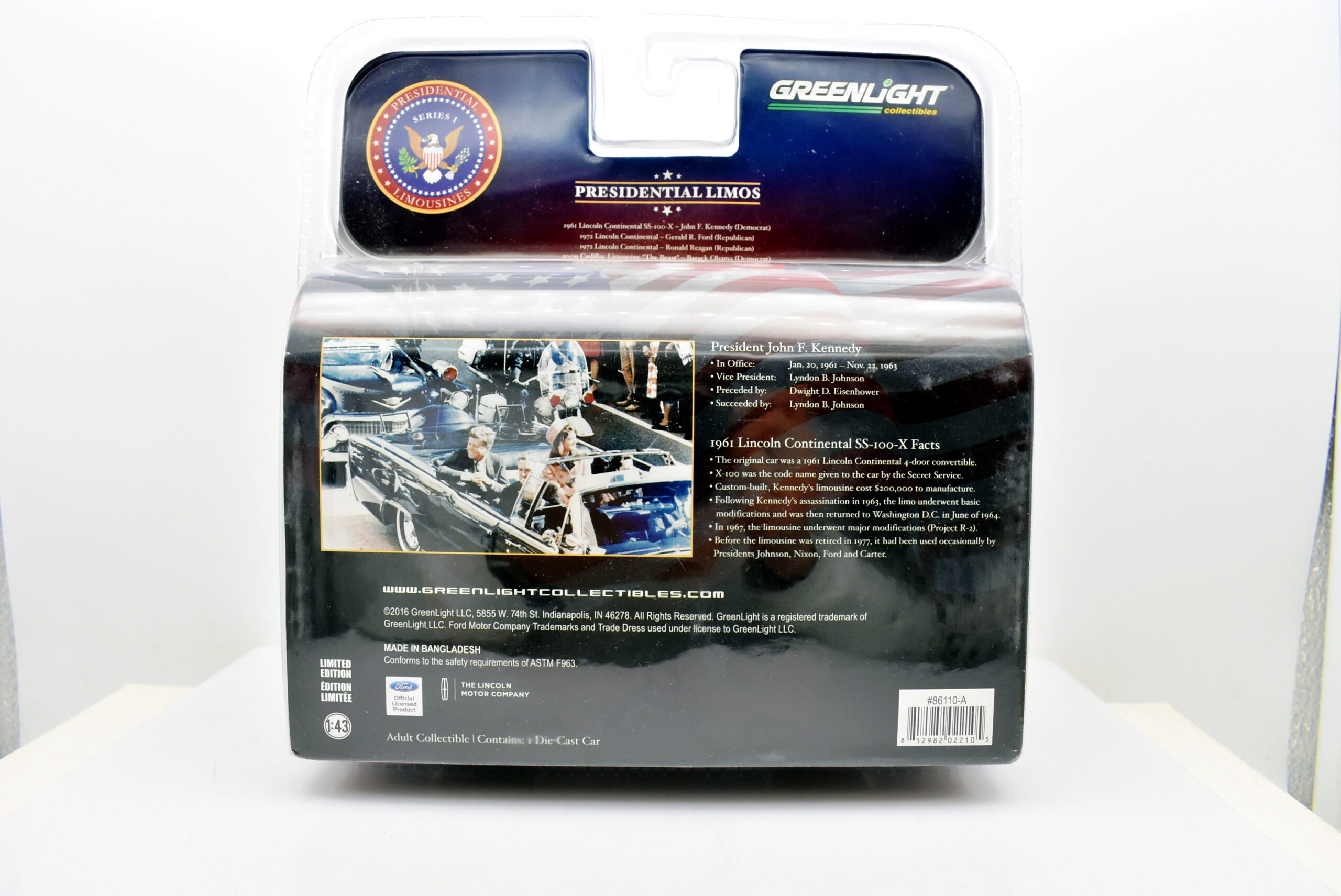 Modellini auto scala 1:43 Lincoln Continental SS 100X greenlight ...