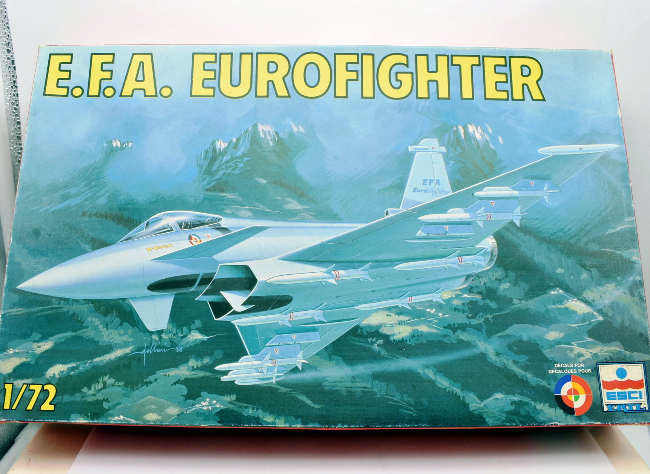 Modellini aerei militari model kit montaggio E.F.A EUROFIGHTER esci ...